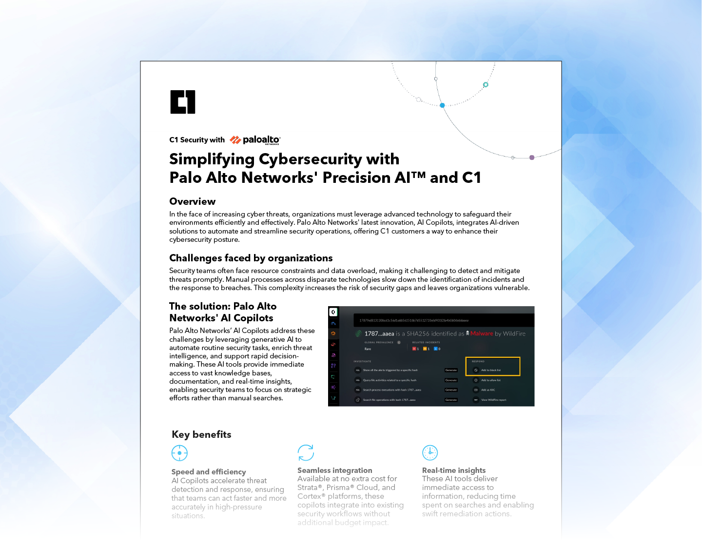 Datasheet | Palo Alto Networks’ Precision AI™